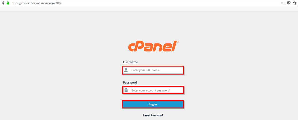 Login To cPanel Account - cPanel - Hostek Community
