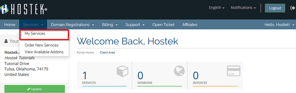 Login To cPanel Account - cPanel - Hostek Community