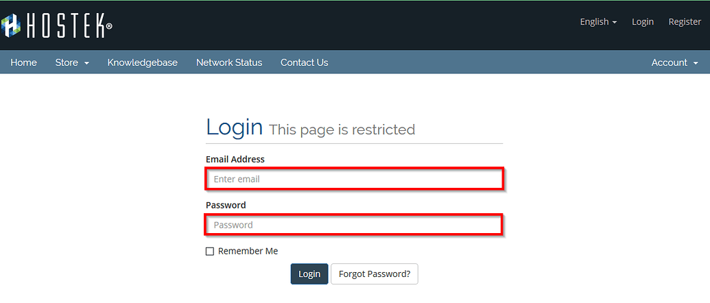 Enabling Two-Factor Authentication - Billing Control Panel - Hostek Community